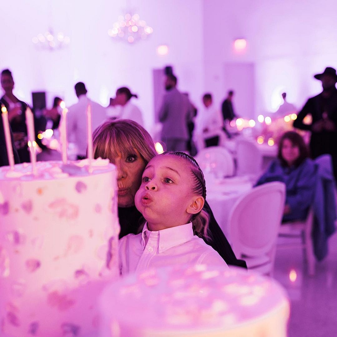 Drake And Adonis Match Looks For Grandma Sandi's 75th Birthday