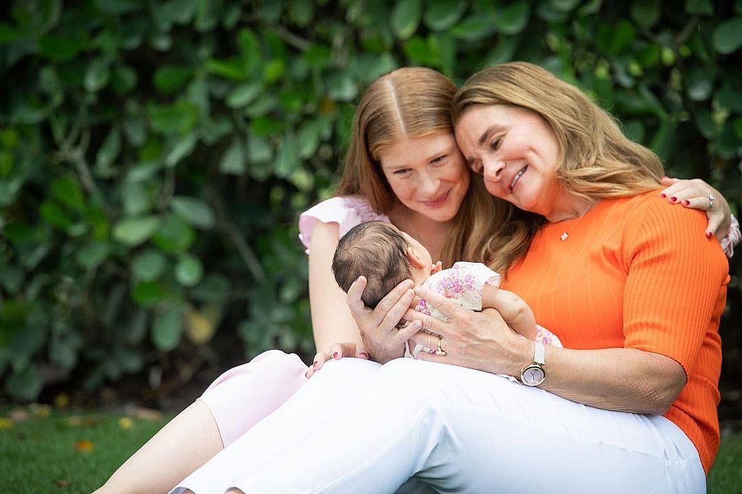 Jennifer Gates Unveils Daughter's Face & Name For First Time