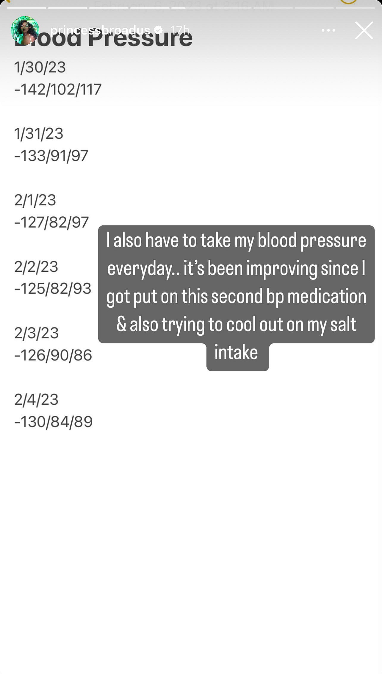 Cori Broadus Shares Health Update On Lupus & Improved BP