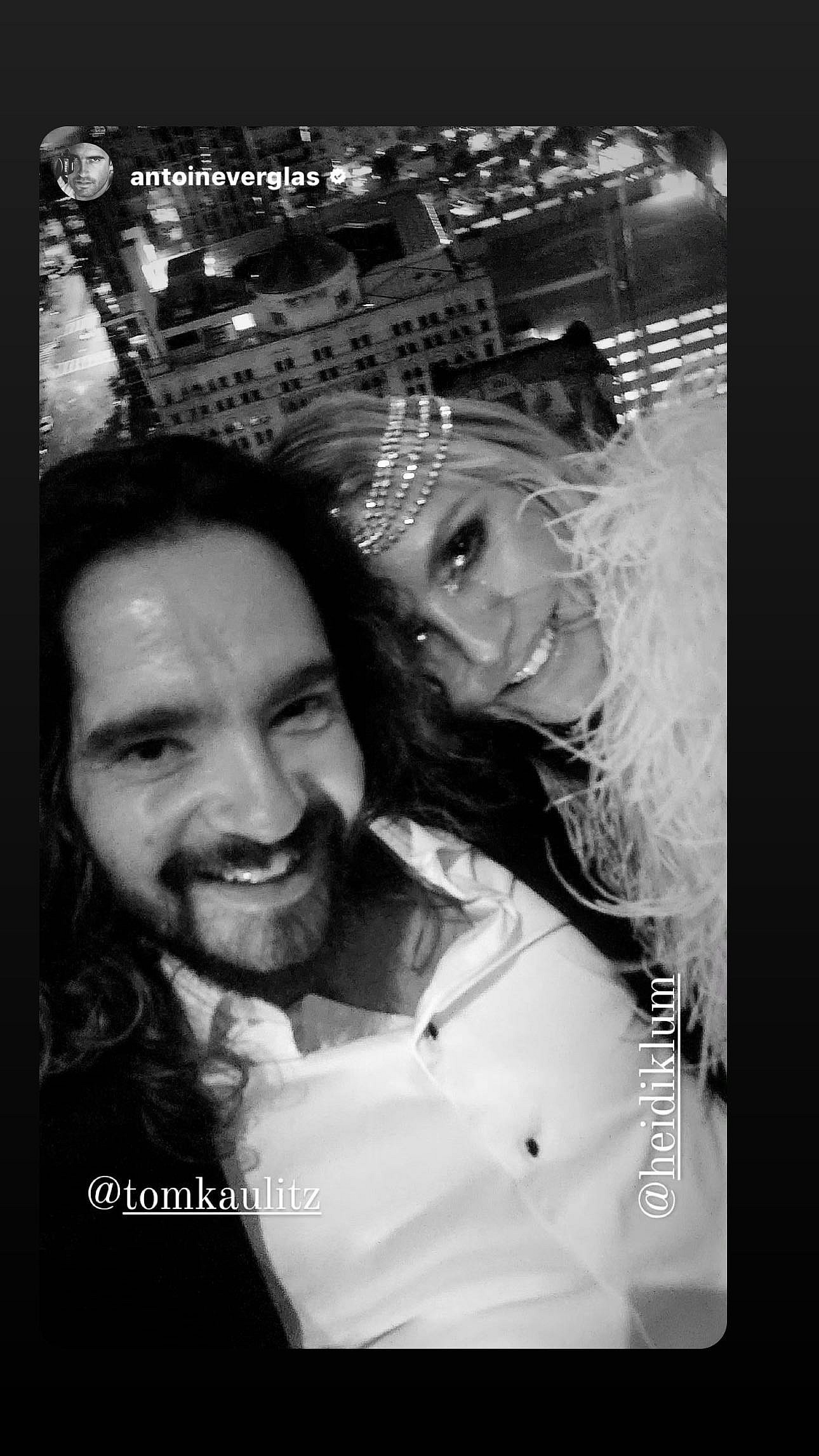 Heidi Klum Rocks A See-Through Beaded Dress For Her 50th Birthday