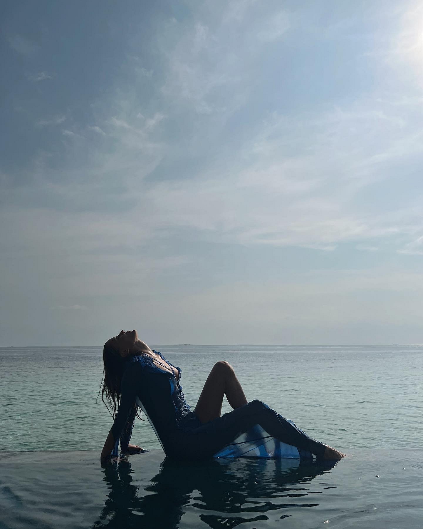 Model Nicole Poturalski Poses Topless In Her 'Fav Spot'