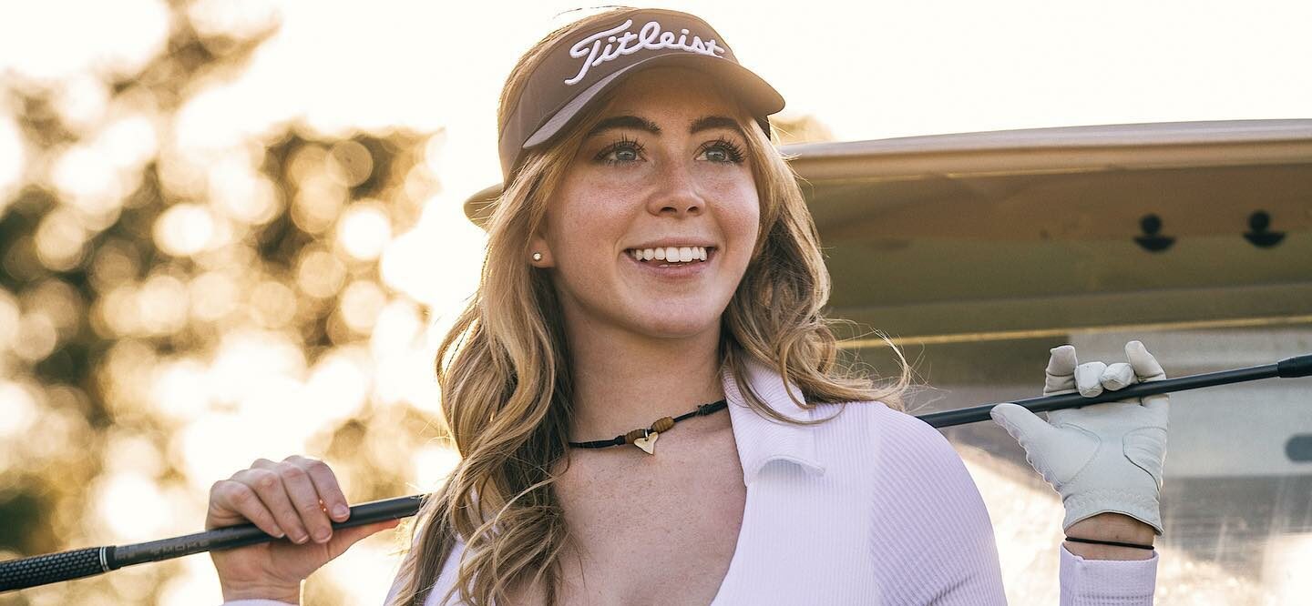 Golfer Grace Charis In Bikini Says 'Long Time No Sea'