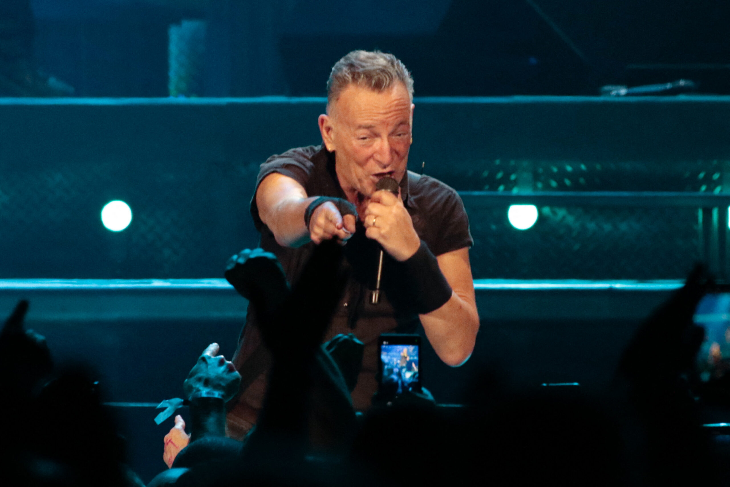 Bruce Springsteen Receives An Interesting Gift While On Stage!