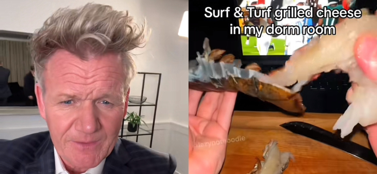 Gordon Ramsay Intrigued By Dorm Room Culinary Skills On TikTok