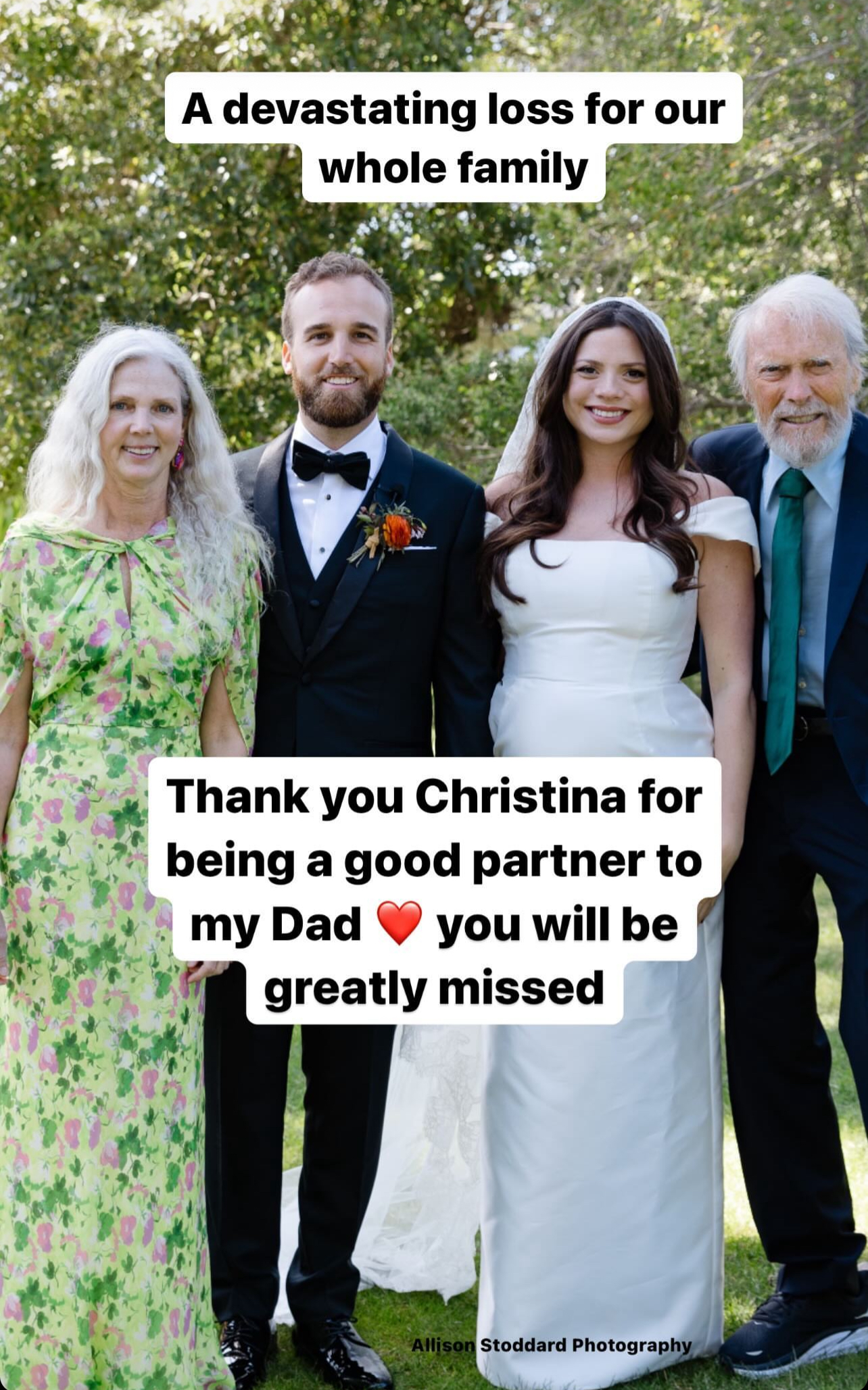 Clint Eastwood’s Girlfriend's Death Certificate Revealed