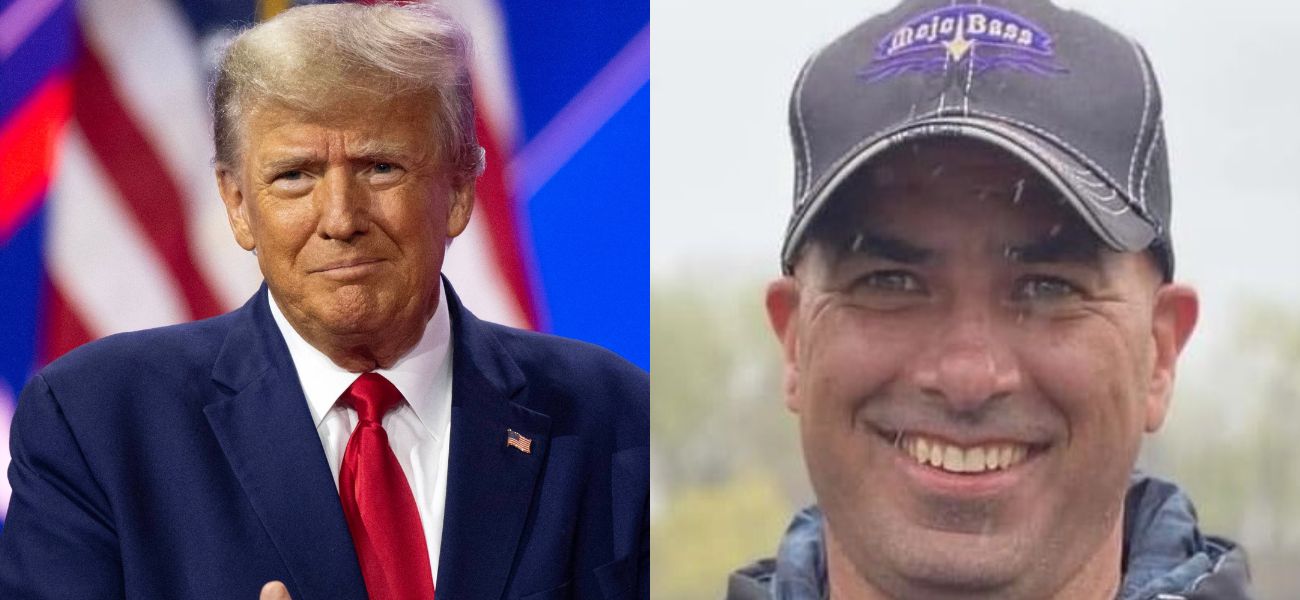 Donald Trump Kisses Corey Comperatore's Helmet At 2024 RNC