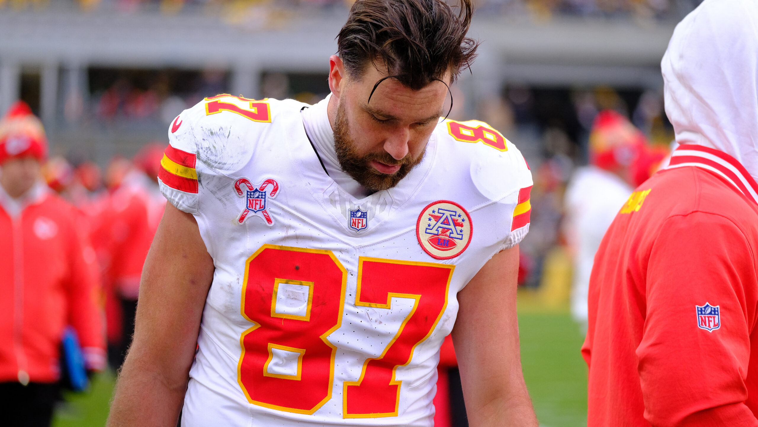 Travis Kelce Seemingly Embarrasses Himself During Post-Game Interview