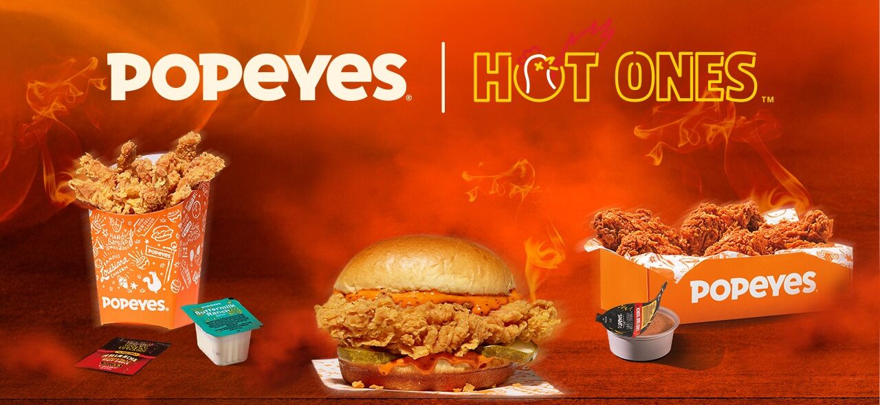 Popeyes And 'Hot Ones' Collab Brings Viral Challenge To Fans