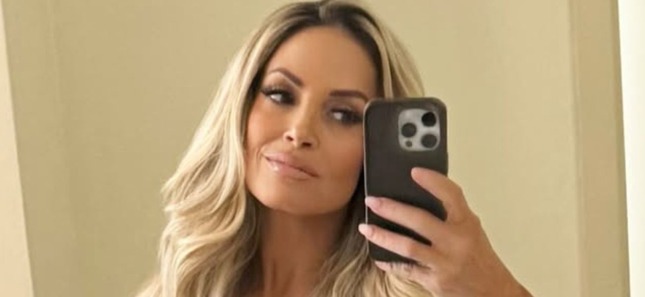 Trish Stratus' Sexy Red Look: 'Can’t Be Posting This Without Warning Us'